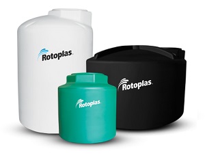 Rotoplas 400 Gallon Vertical Water Storage Tank - Rainwater Collection ...
